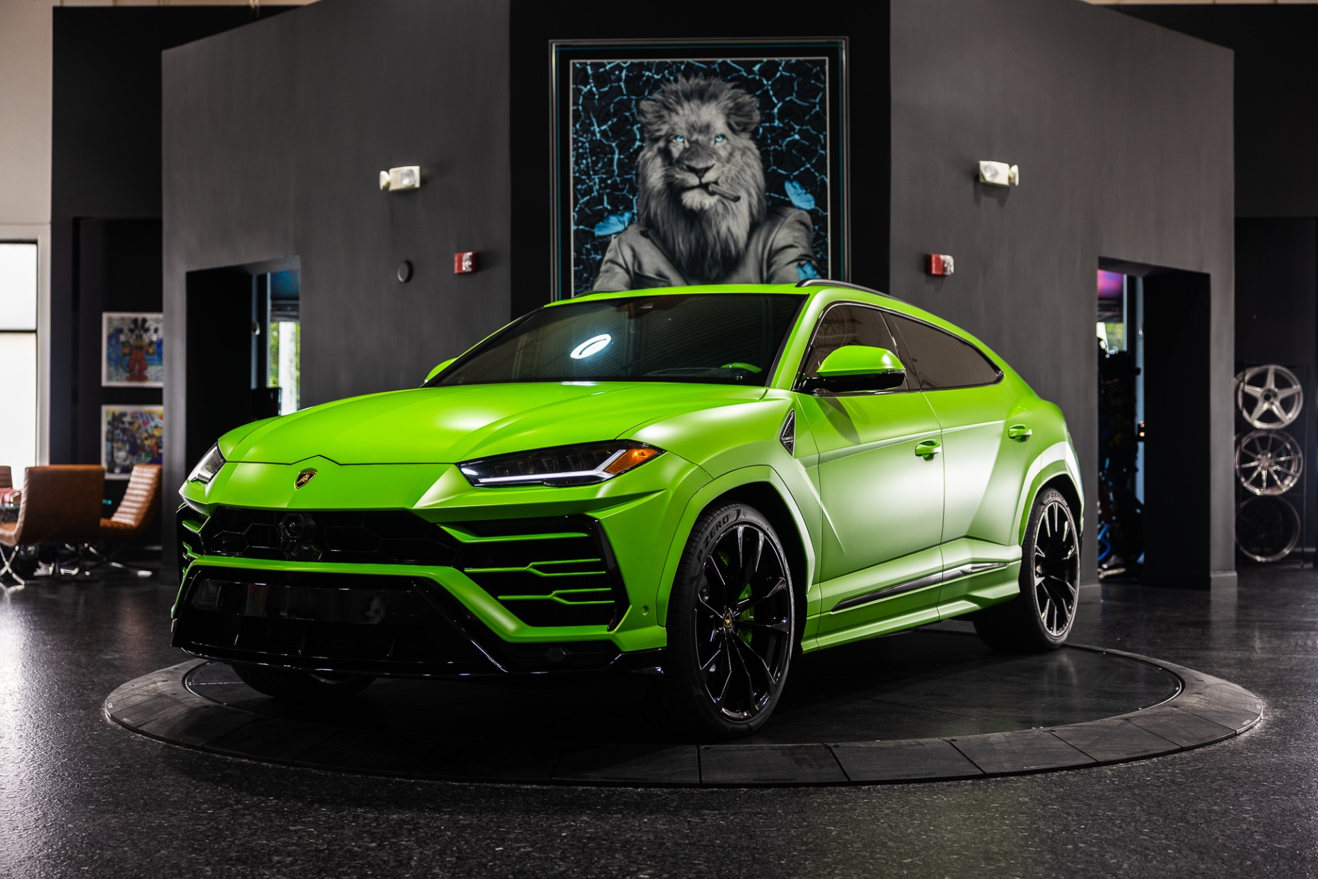 Used 2021 Lamborghini Urus Verde Mantis Pearl Full Stealth PPF For Sale ...