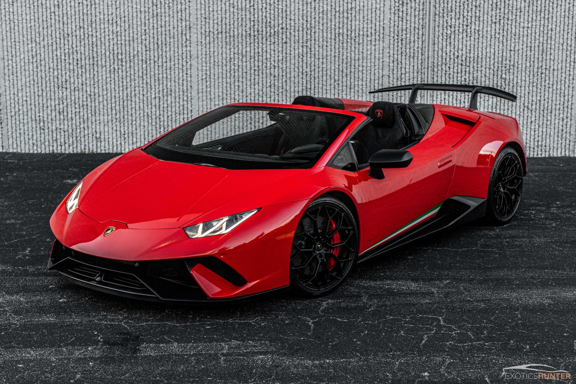 Used 2018 Lamborghini Huracan LP 640-4 Performante Spyder in RARE Rosso ...