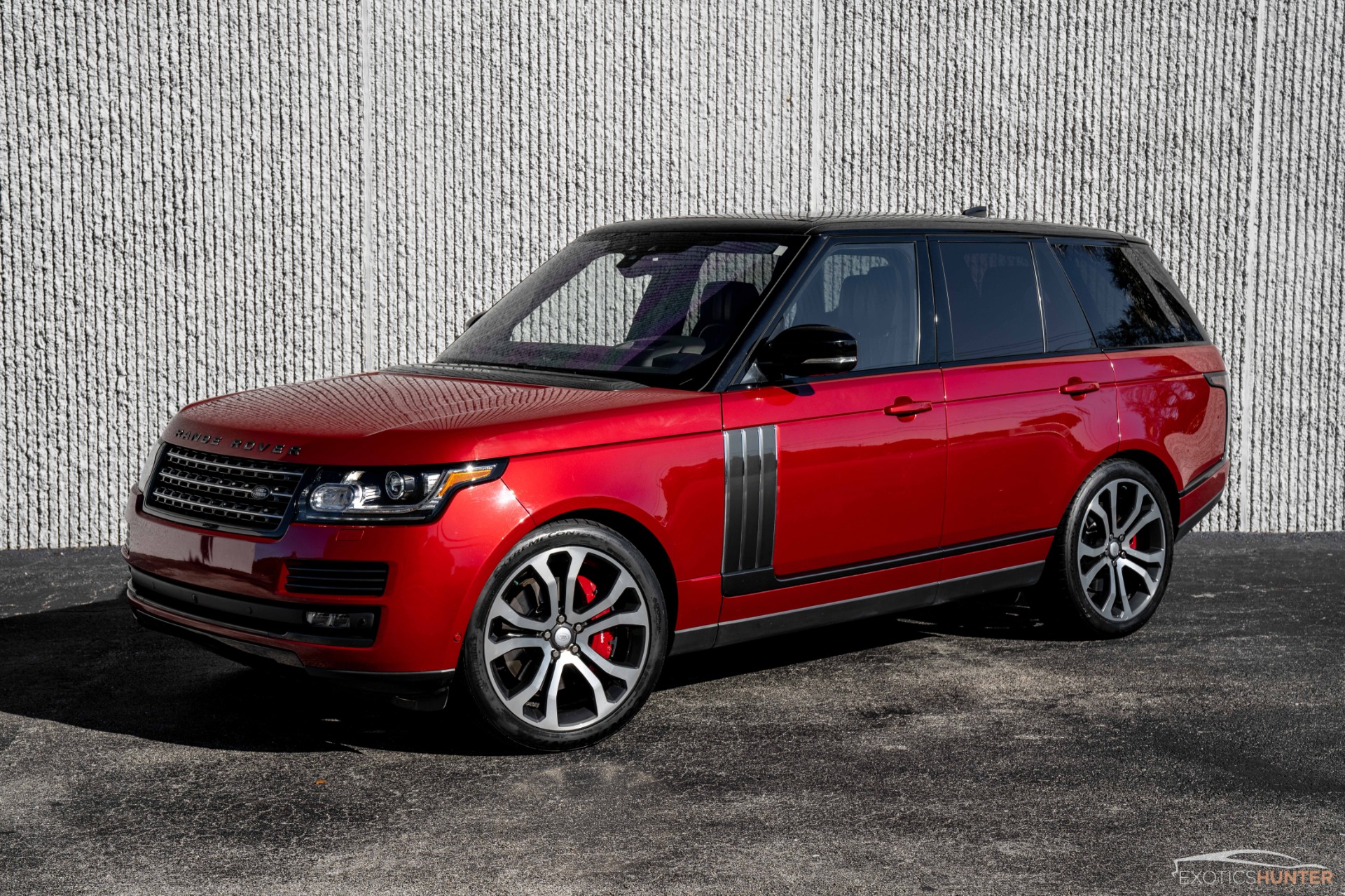 Used 2017 Land Rover Range Rover SVAutobiography Dynamic RARE Red Red Spec Rear Seat Ent. 22in Wheels For Sale Sold Exotics Hunter Stock T 348664