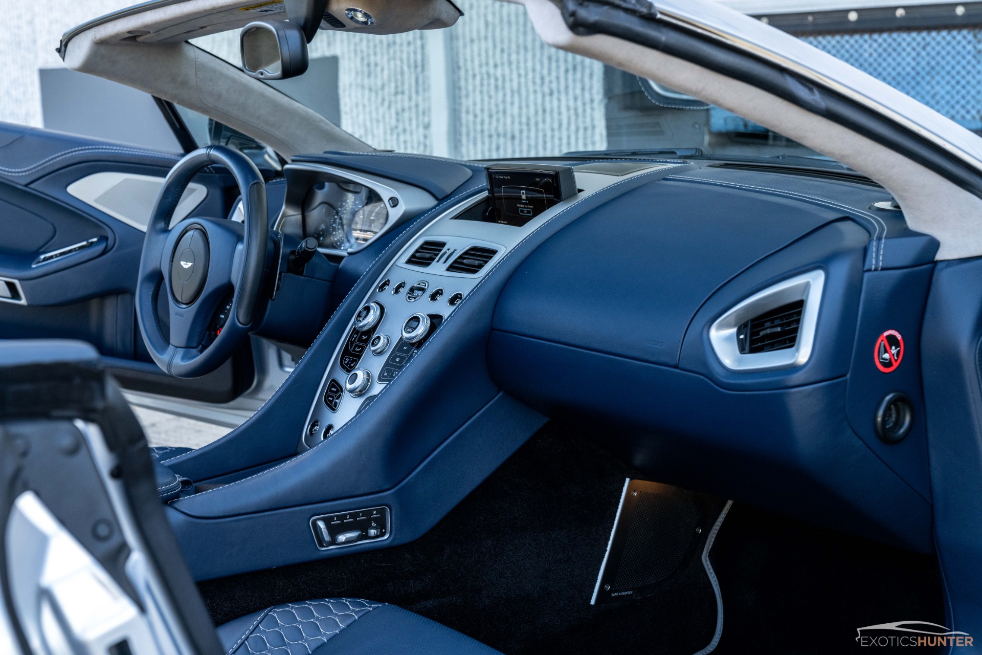 Aston Martin Vanquish Blue Interior