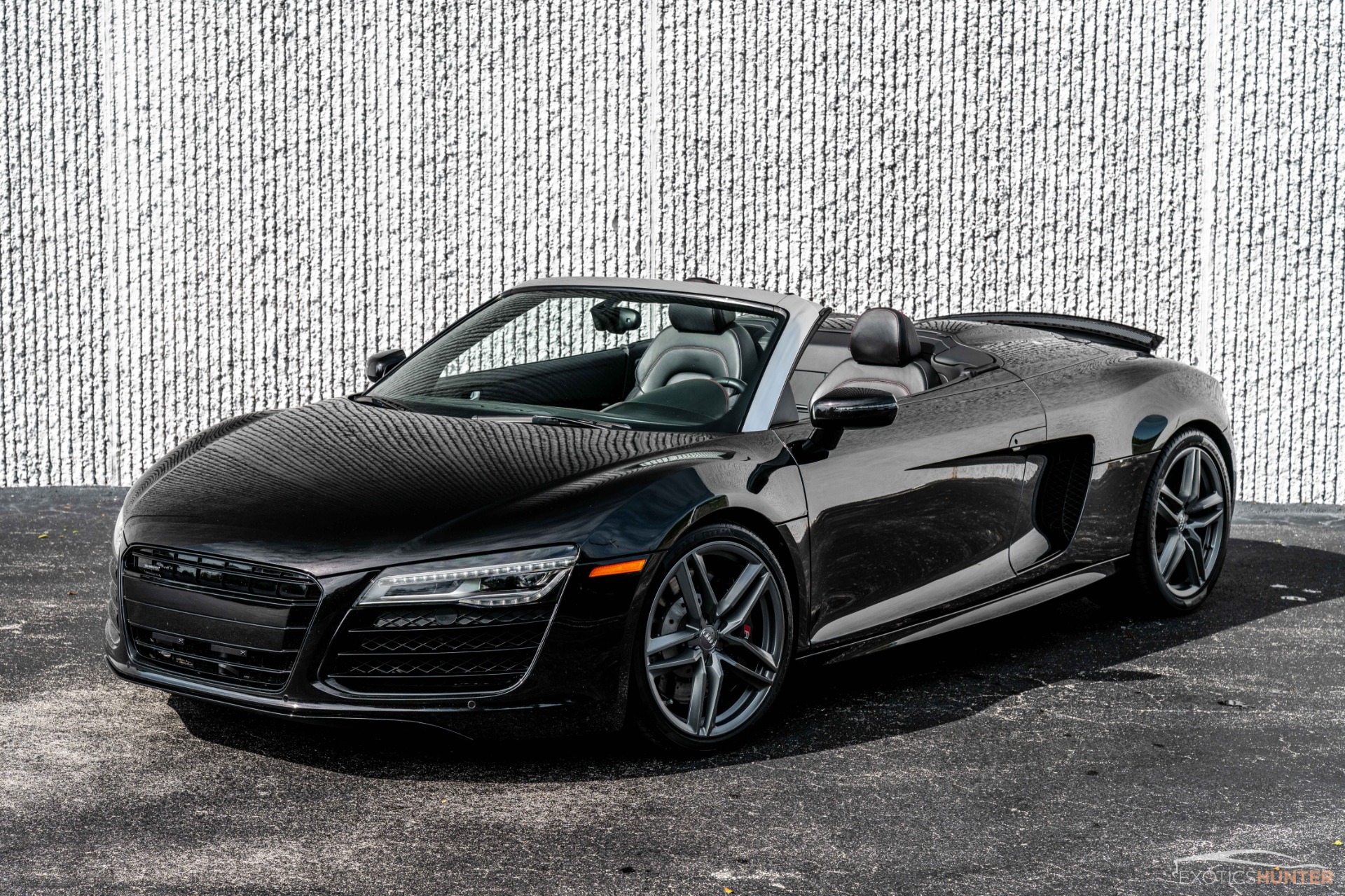 Audi R8 Spyder Black Convertible