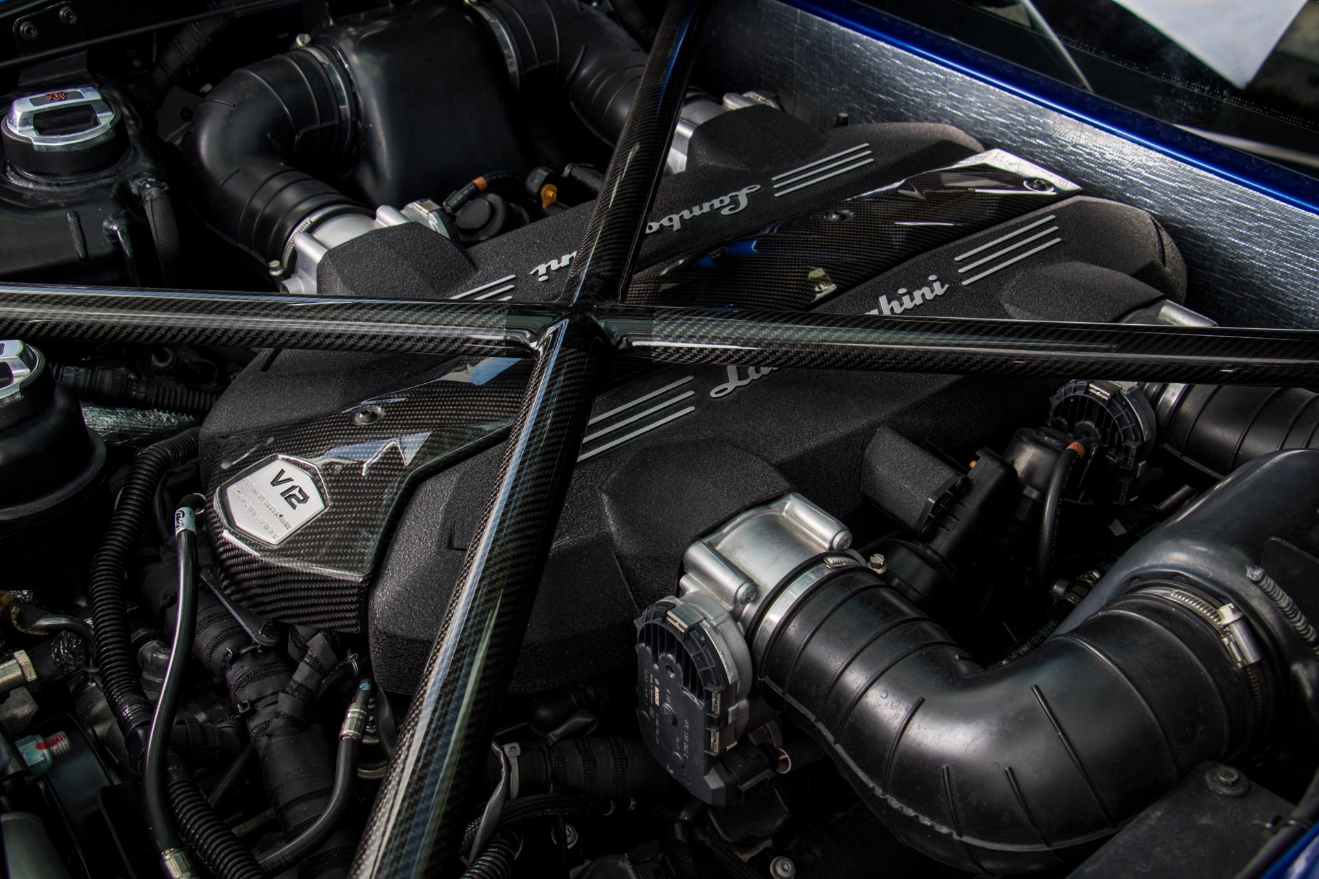 Lamborghini Aventador Engine Bay