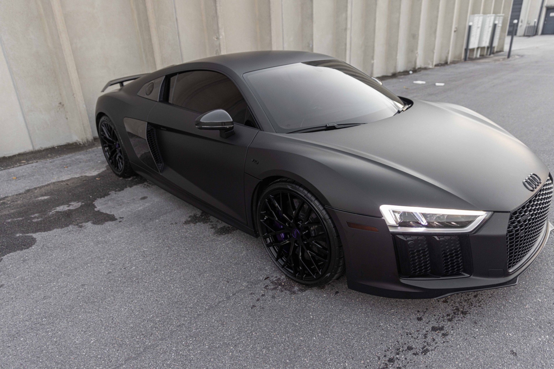 Audi R8 Matte Black
