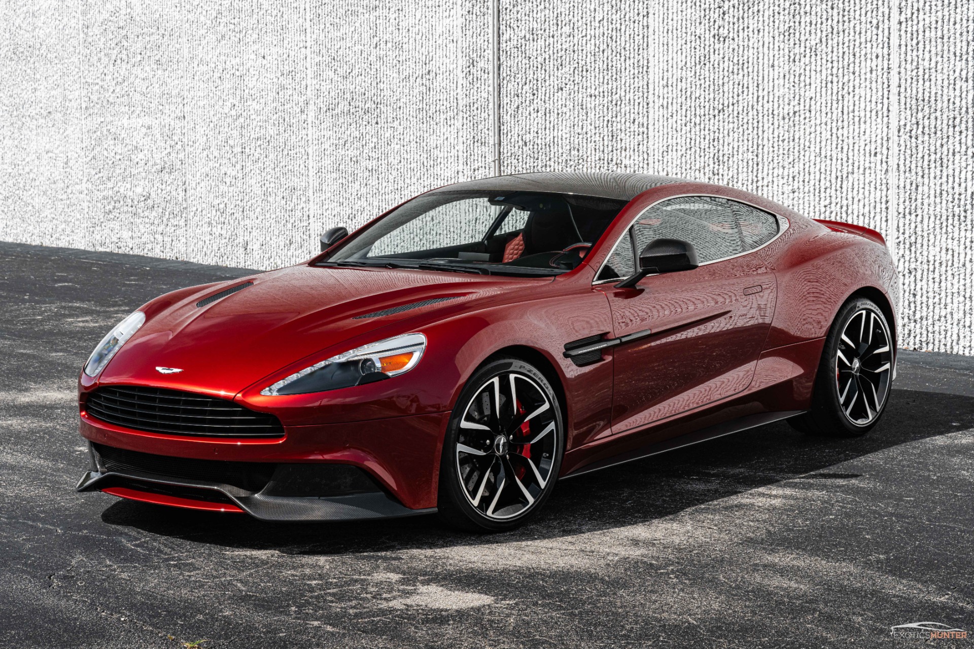 Used 2015 Aston Martin Vanquish RARE Volcano Red Paint, Red Quilted ...
