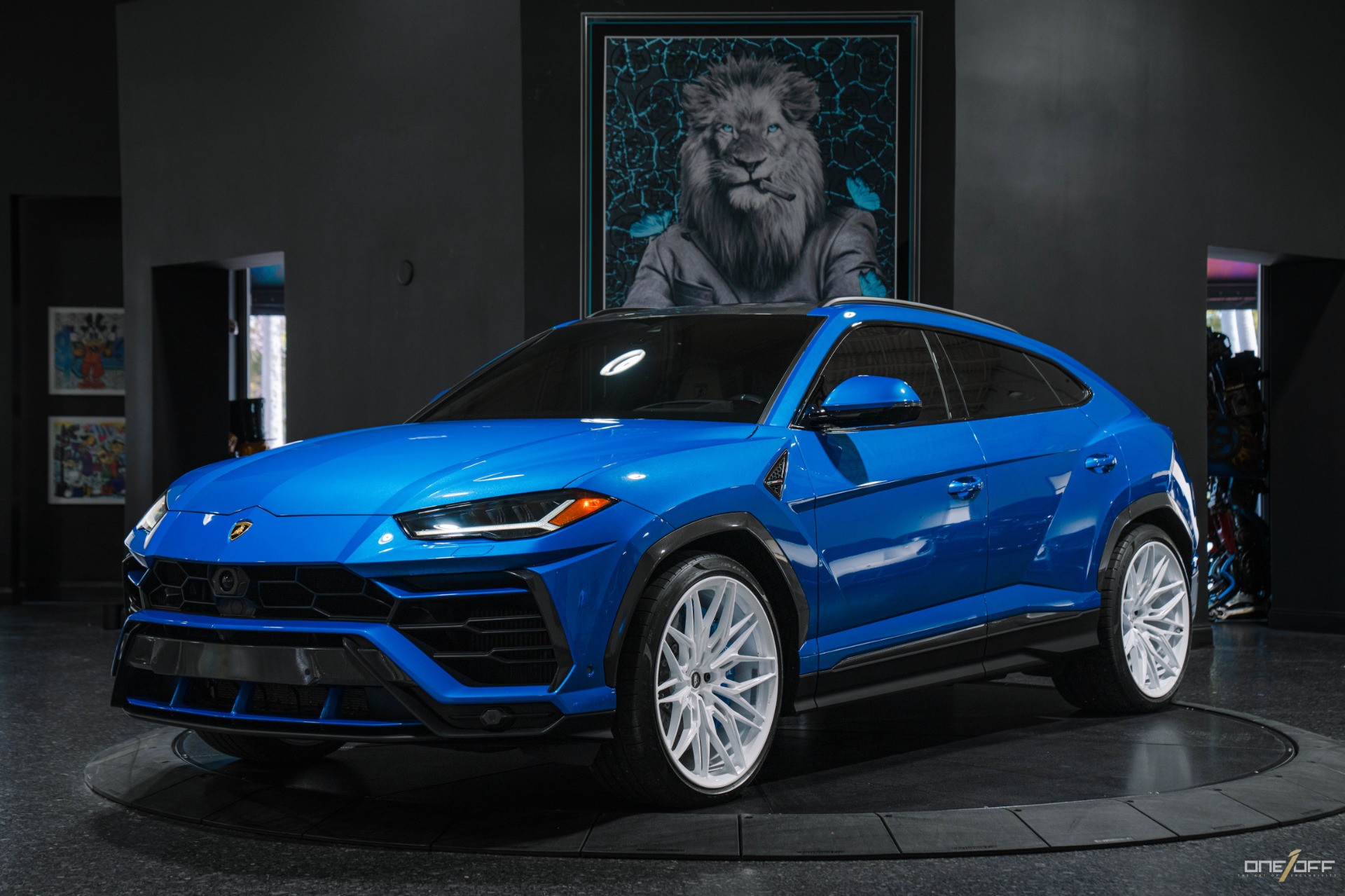 Used 2019 Lamborghini Urus w/ Advanced B&O Sound, Anrky Wheels + White ...