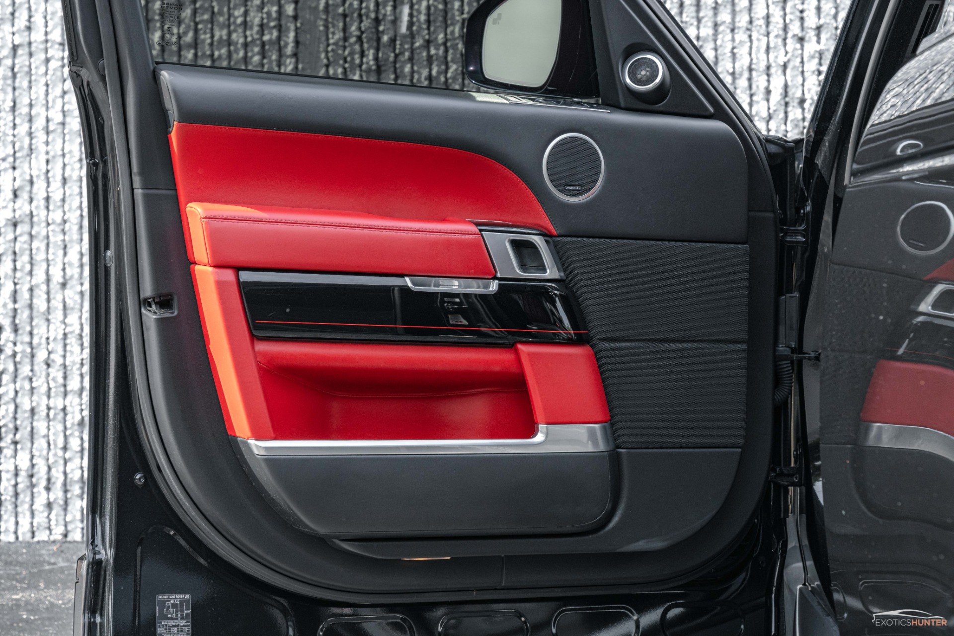 Red Range Rover Interior