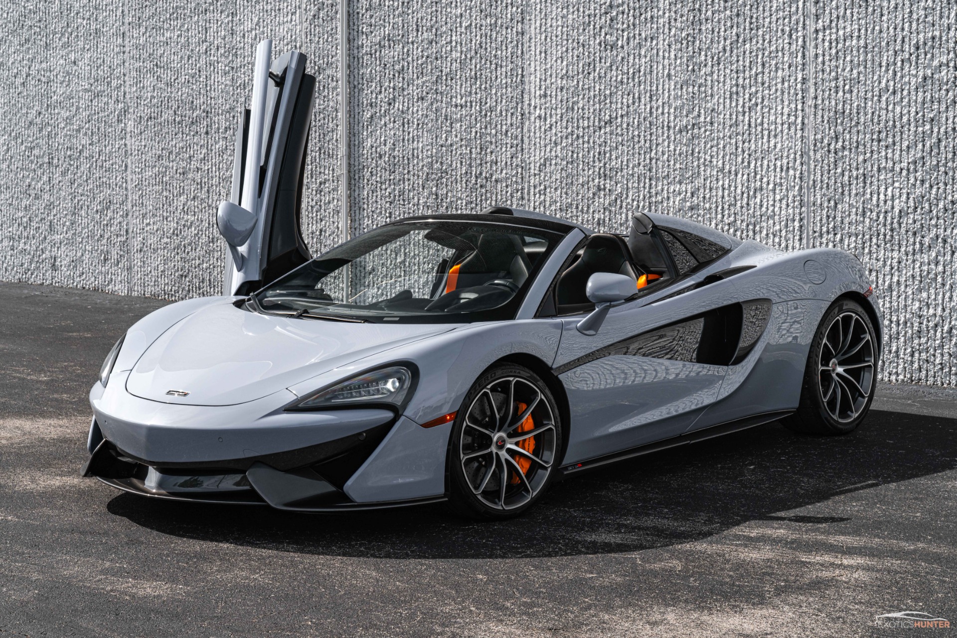 Used 2018 McLaren 570S Spider MSO Ceramic Grey, Lux Pack, Fabspeed ...