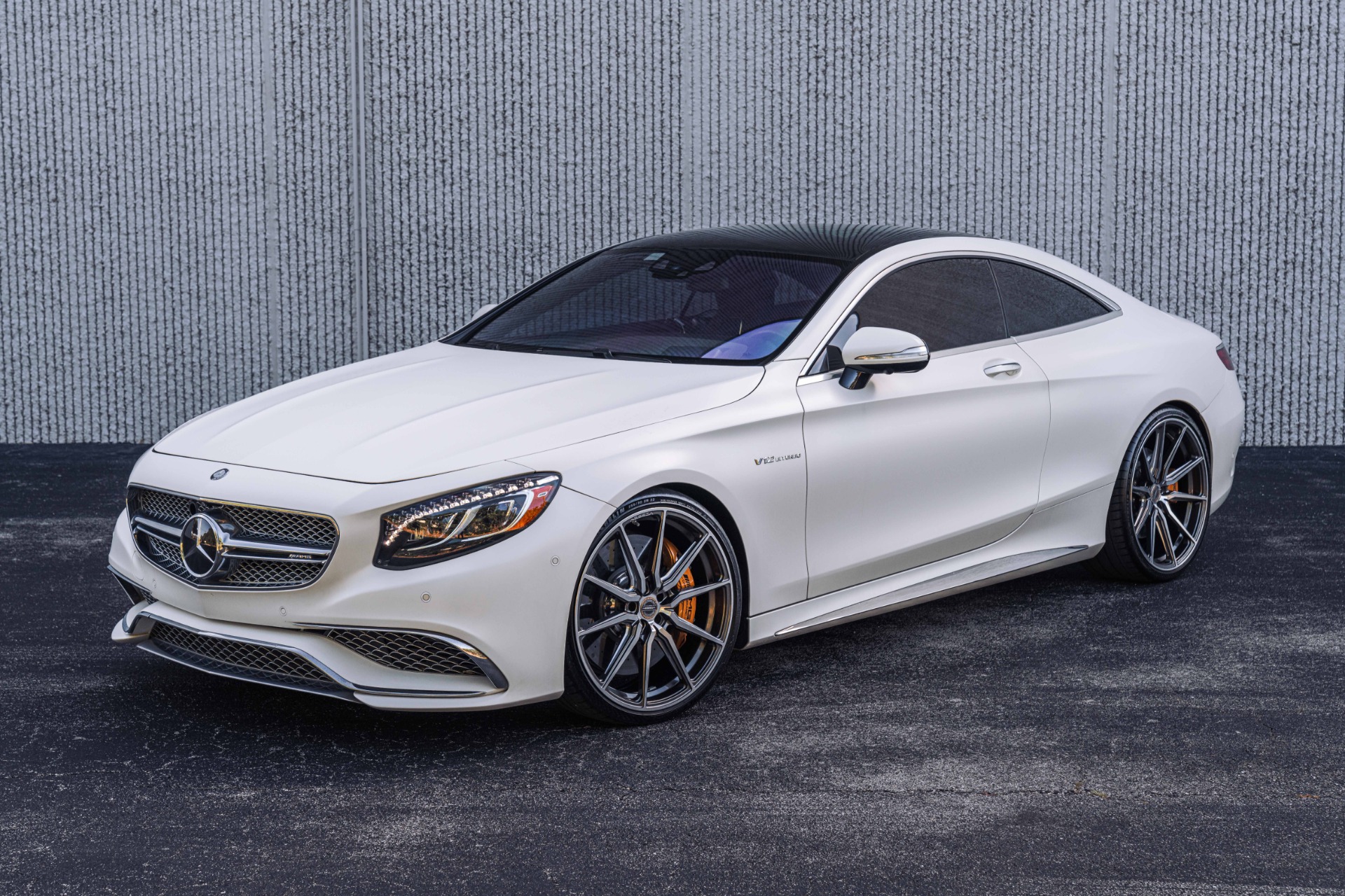 Used 2015 Mercedes-Benz S65 AMG in Factory Matte paint w/ CCBs + Vossen ...