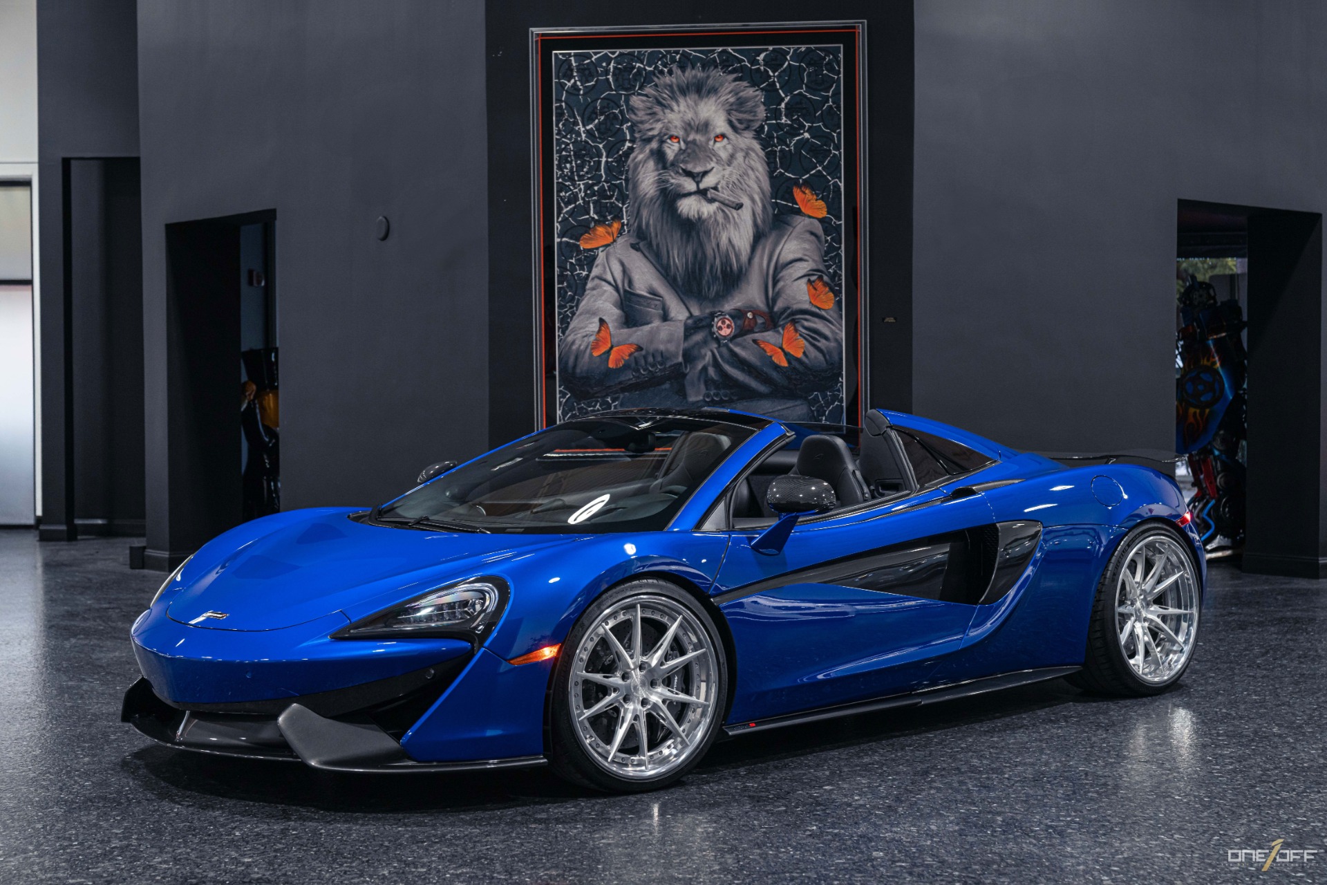 Used 2018 McLaren 570S Spider in MSO Burton Blue w/ Unobtanium Exhaust ...