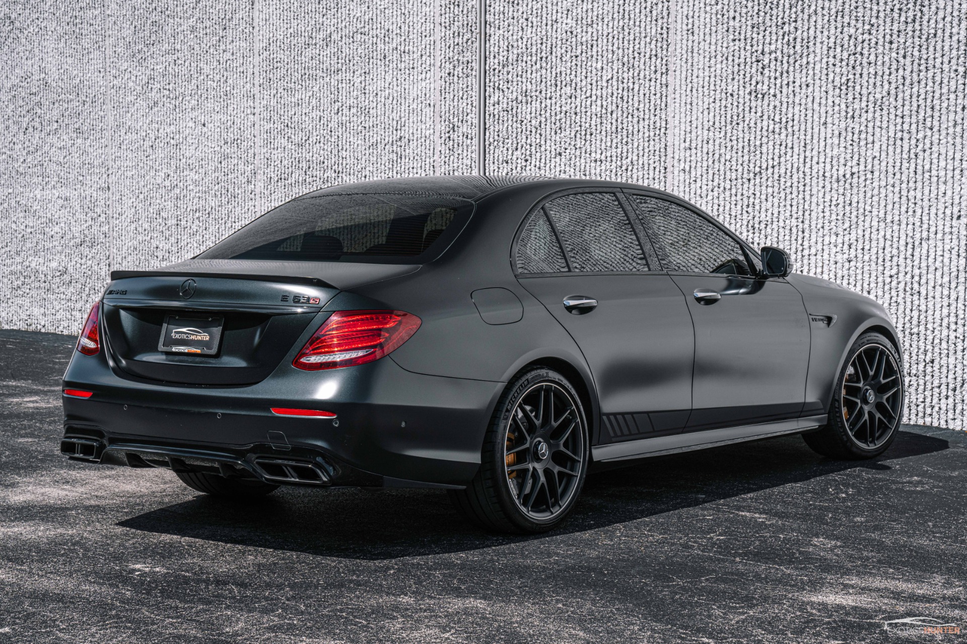 Used 2018 Mercedes Benz E63 S AMG Edition 1 in Designo Night Black Magno For Sale Sold Exotics Hunter Stock T 227529