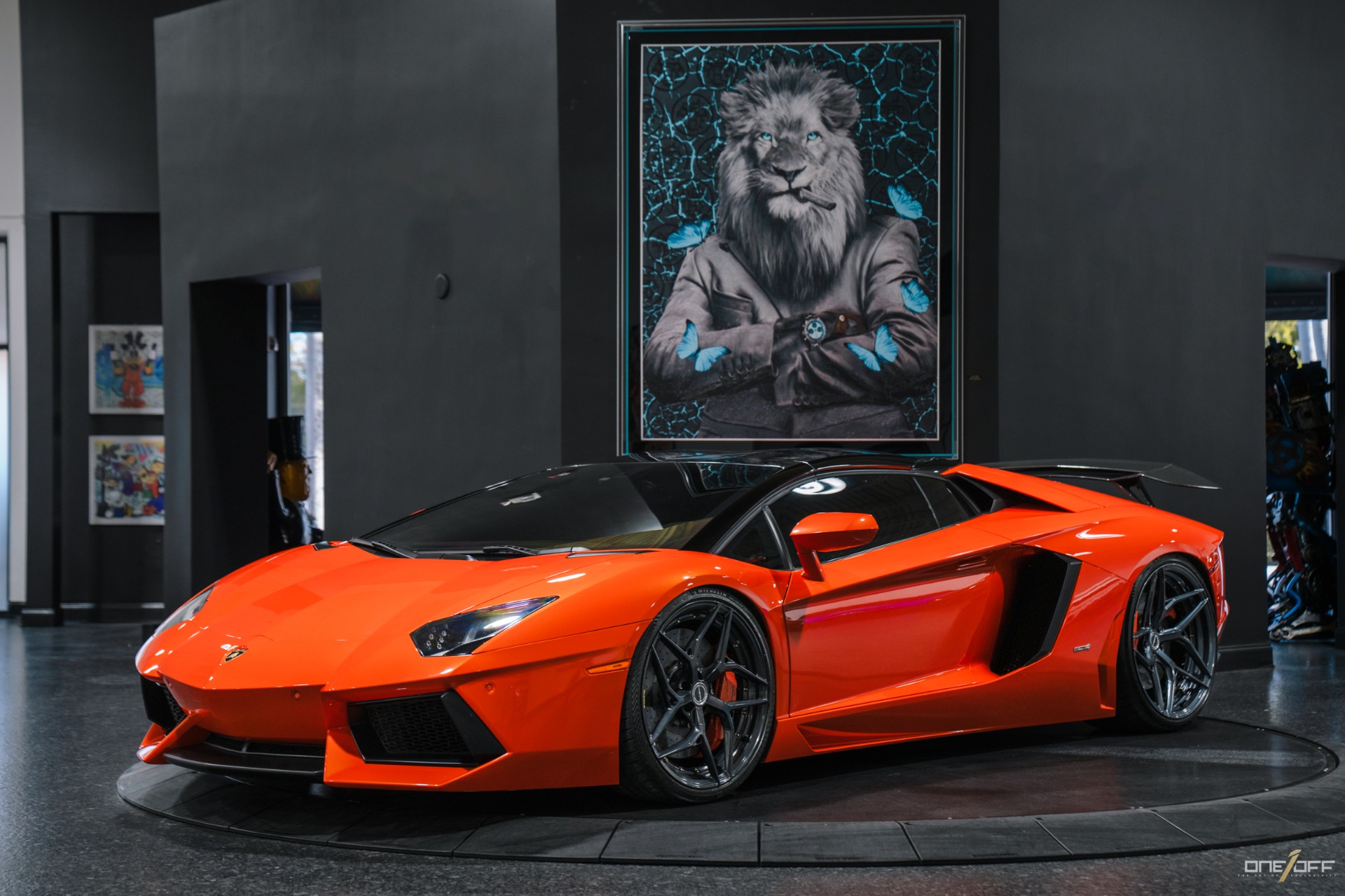 Used 2014 Lamborghini Aventador LP 700-4 Tastefully Modified in Arancio ...