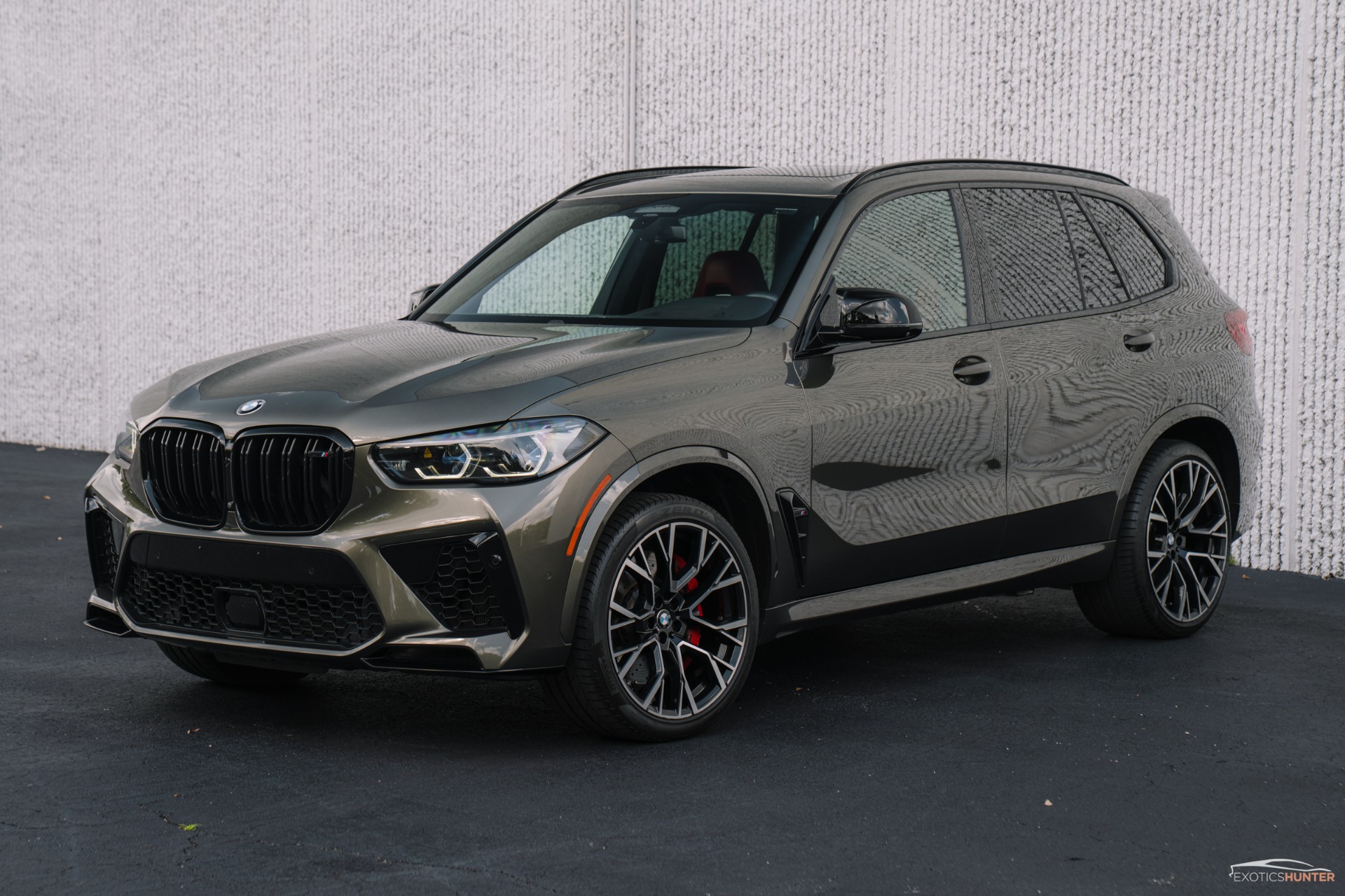 Used 2022 BMW X5 M Competition in Manhattan Green w/ Full Merino ...