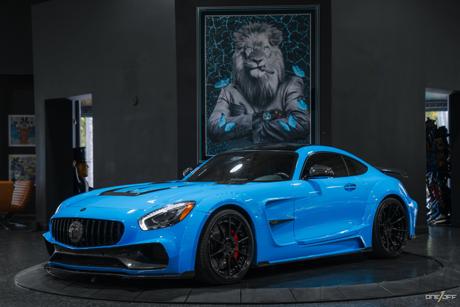 Used 2016 Mercedes-Benz AMG GT-S MANSORY Wide-Body Painted Riviera Blue ...