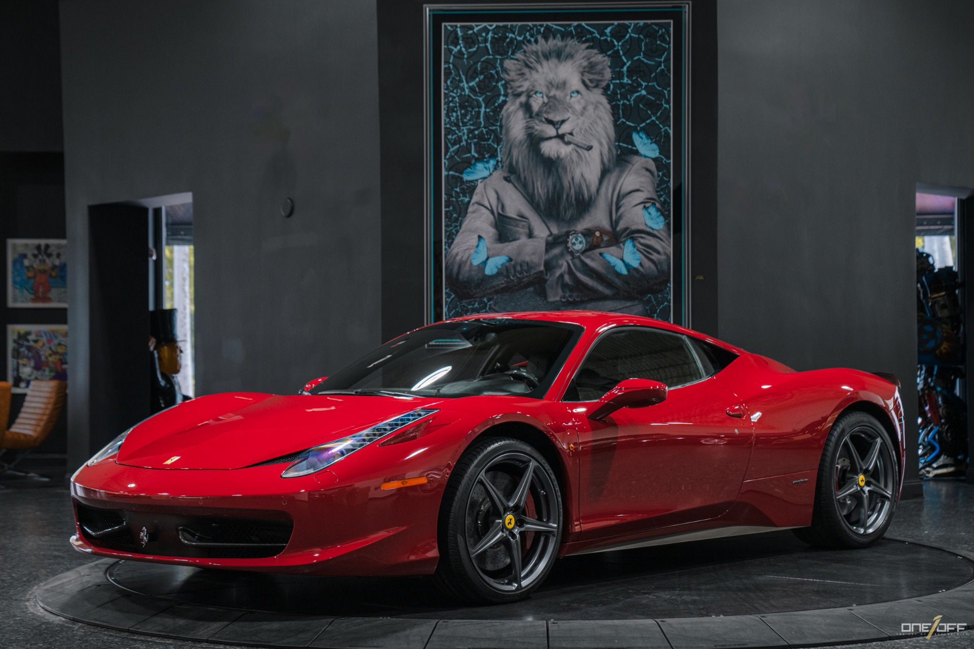 Used 2012 Ferrari 458 Italia in RARE Rosso Mugello w/ NO Sticky Buttons ...