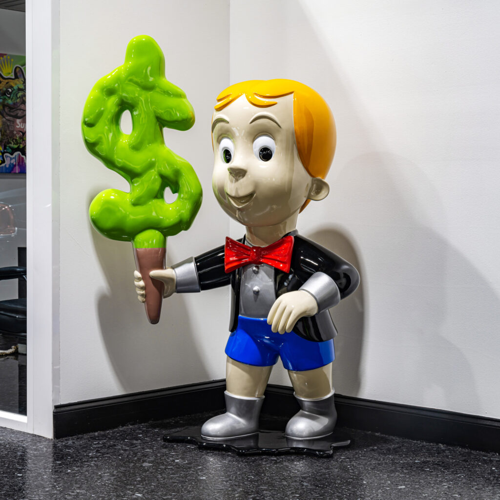 Blonde Boy Melting - Laura Curiel Original Sculpture - Exotics Hunter